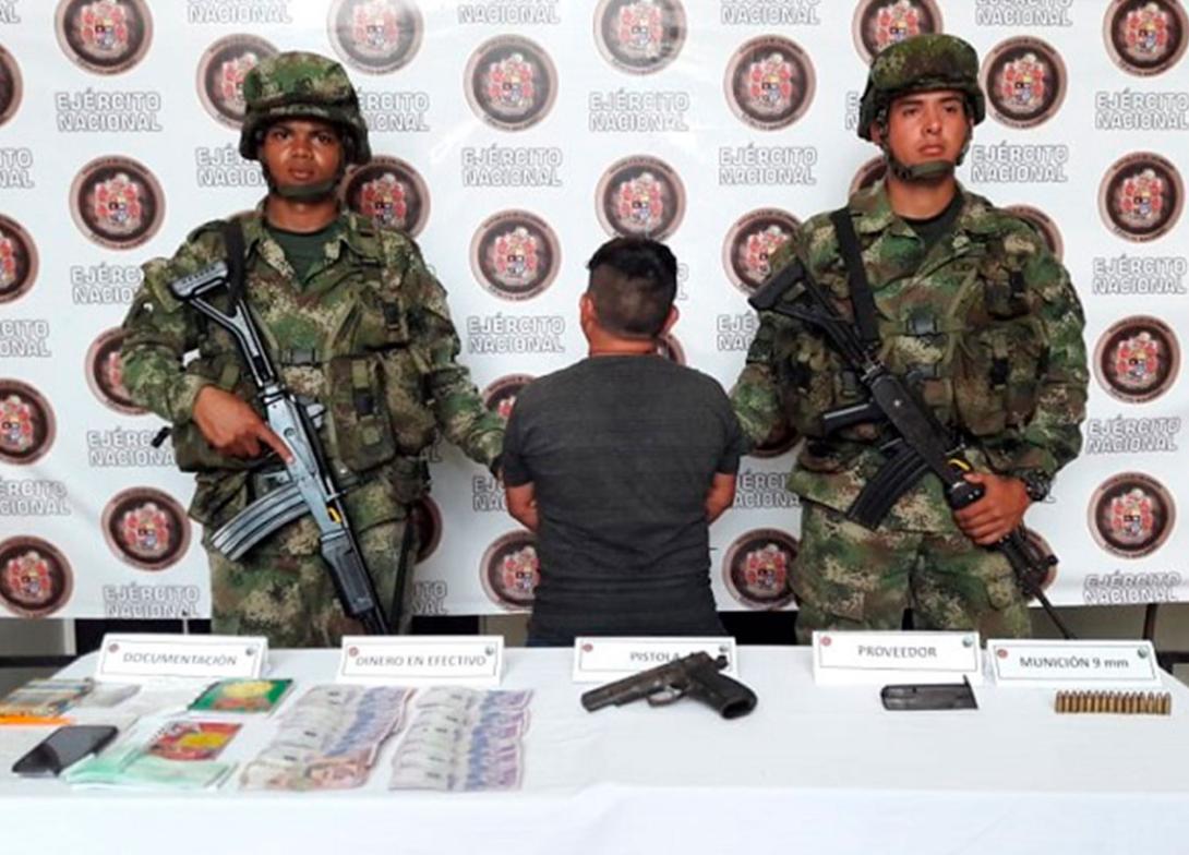 Capturado Alias Kevin Cabecilla De La Red De Apoyo Del Grupo Armado